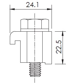 Струбцина односторонняя ISO-K 63-100, нержавеющая сталь 304L - купить ...